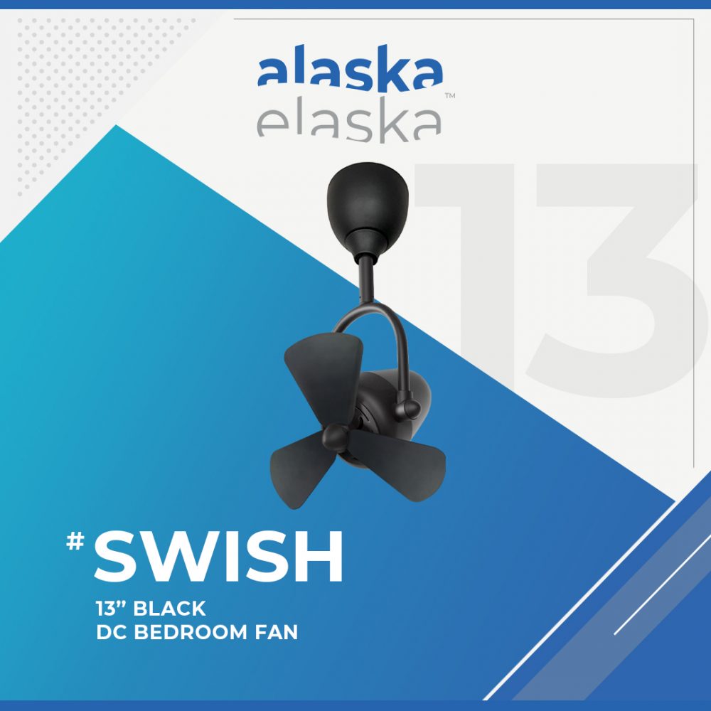 [Elaska] SWISH 13" DC Ceiling Fan | Alaska Fan - Alaska